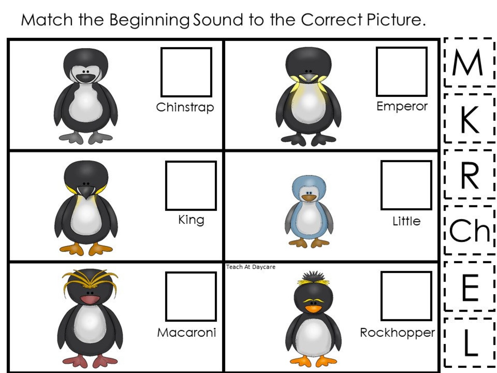 30 Penguins Printable Preschool Educational Games Download. - Etsy