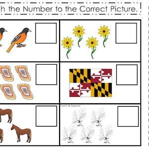 30 Maryland State Symbols Themed Learning Games Download. ZIP File ...