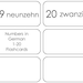 20 Printable German Numbers 1-20 Flashcards. Preschool Thru Third Grade ...