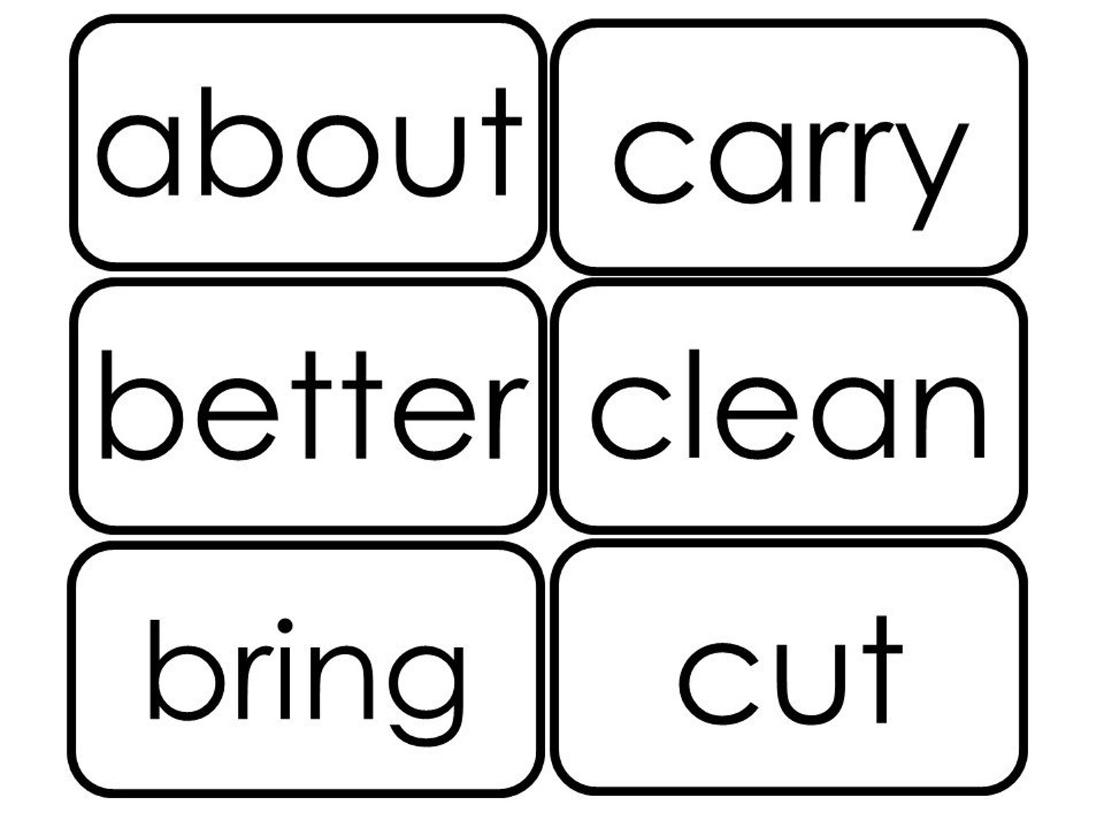 41 Printable Dolch 3rd Grade Sight Word Flashcards. - Etsy