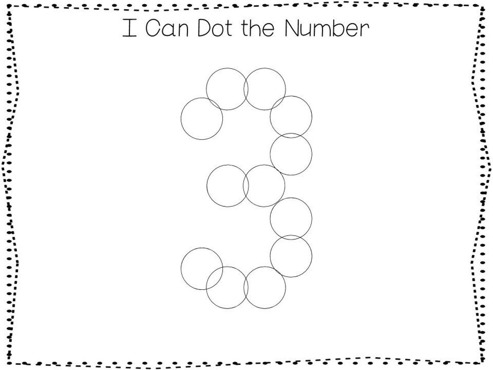 0-100 Dot the Number Worksheets/work Mats. Preschool-kdg Numbers and ...