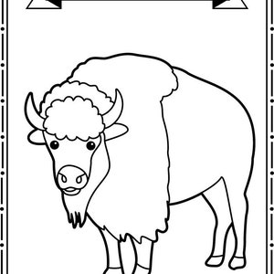 50 Printable State Animals Color Worksheets. Preschool and Kindergarten ...