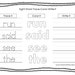 10 Printable Dolch Pre-primer Sight Words Trace It, Color It, Write It ...