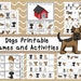 30 Dogs Printable Preschool Games Download. Games and Activities in PDF ...