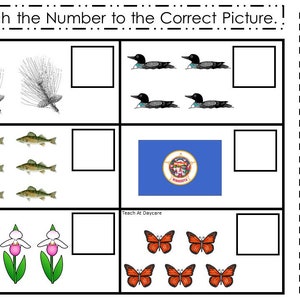 30 Minnesota State Symbols Themed Learning Games Download. ZIP File ...