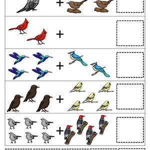 30 Printable Preschool Birds Learning Games Download. Games and ...