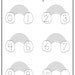 5 Printable Spring Trace the Numbers Worksheets. Preschool-kindergarten ...