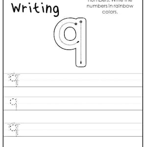 0-100 Rainbow Write the Numbers Printable Worksheets in a PDF File ...