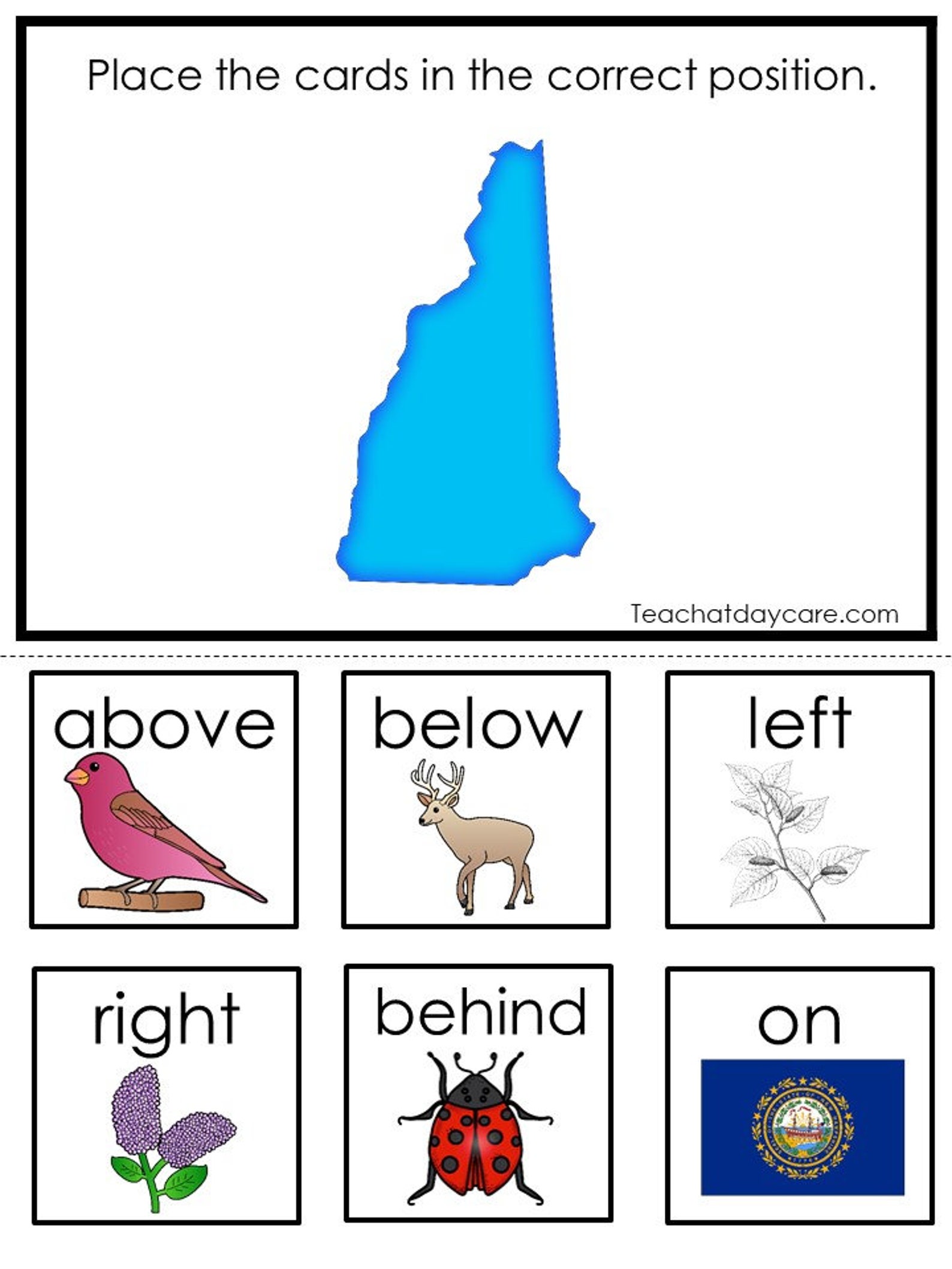 30 New Hampshire State Symbols Themed Learning Games Download. - Etsy