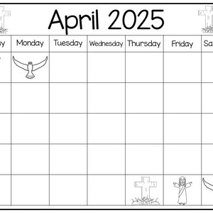 30 Tracing and Blank Themed 2025 Calendars. Preschool Handwriting and ...