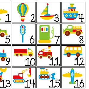 Transportation Themed Printable Classroom Accessories and Decor ...