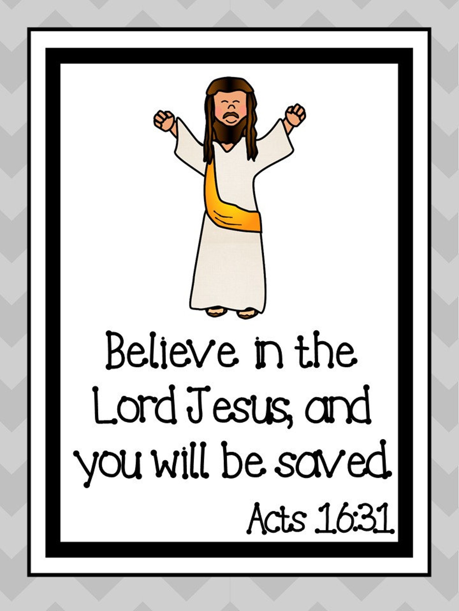 10 Printable Bible Verse Posters. Full Page Classroom Wall - Etsy