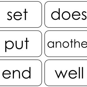 100 Printable Fry's Second Hundred Sight Word Flashcards. 1st-2nd Grade ...