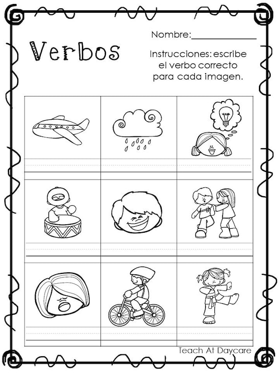 Hojas De Trabajo Para Practicar Español