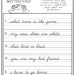 10 Printable Cursive Correct the Sentences Worksheets. 1st-2nd Grade ...