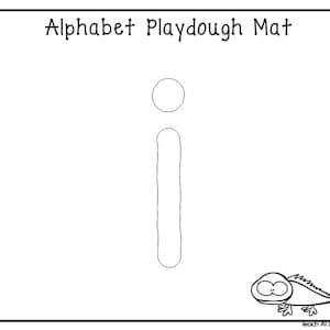 26 Printable Alphabet Lowercase Play Dough Mats Worksheets. Preschool ...