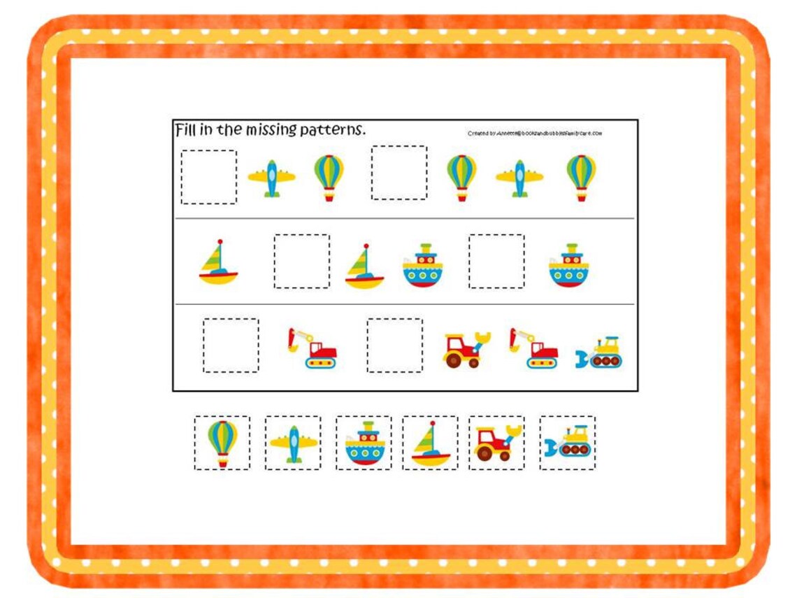 30 Transportation Games Download. Games and Activities in PDF - Etsy