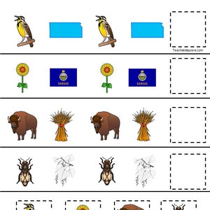 30 Kansas State Symbols Themed Learning Games Download. ZIP File ...