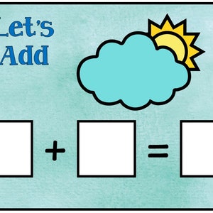 10 Printable Weather Themed Kindergarten Math Center Games and ...