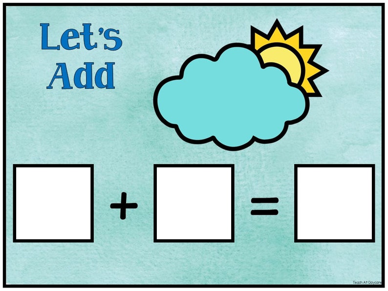10 Printable Weather Themed Kindergarten Math Center Games and ...