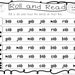 22 Printable Roll and Read Word Families Worksheets. Preschool Phonics ...