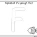 26 Printable Alphabet Uppercase Play Dough Mats Worksheets. Preschool ...