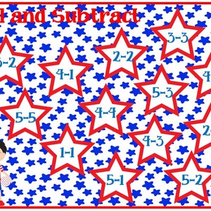 10 Printable 4th of July Themed Kindergarten Math Center Games and ...
