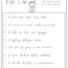 10 Printable Cursive Choose the Correct Verb Worksheets. 1st-2nd Grade ...