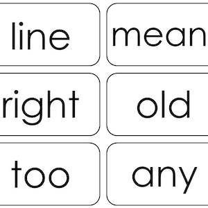 100 Printable Fry's Second Hundred Sight Word Flashcards. 1st-2nd Grade ...