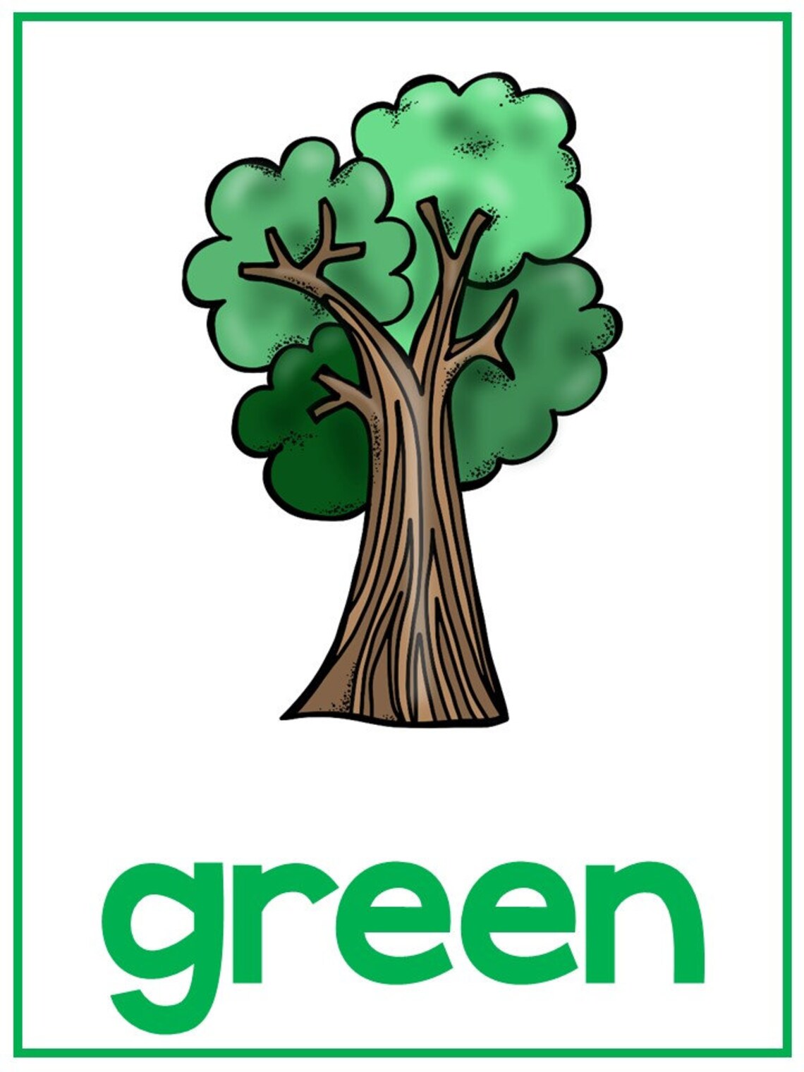 11 Printable Colors Posters. Full Page Classroom Wall Charts. - Etsy