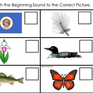 30 Minnesota State Symbols Themed Learning Games Download. ZIP File ...