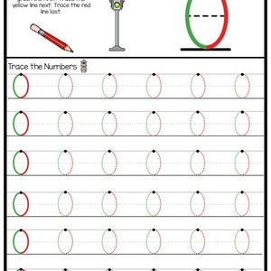 Green Let's Go Numbers 0-20 Tracing Worksheets. Number Formation ...