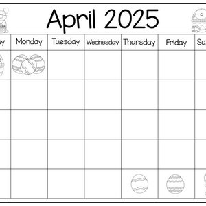 30 Tracing and Blank Themed 2025 Calendars. Preschool Handwriting and ...