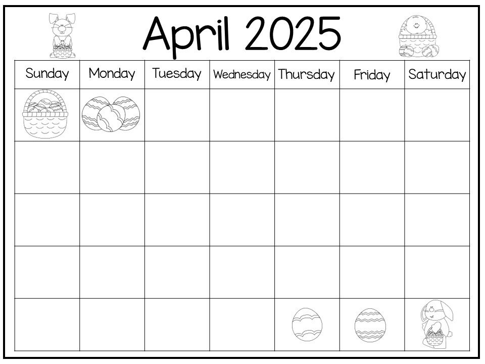 30 Tracing and Blank Themed 2025 Calendars. Preschool Handwriting and ...