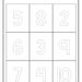 9 Printable Build It Numbers Work Mats. Preschool-kindergarten Numbers ...