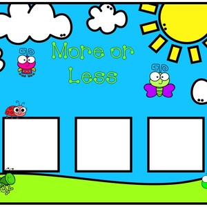 10 Printable Bugs Themed Kindergarten Math Center Games and Activities ...