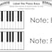15 Label the Piano Keys Worksheets. Beginning Piano Music. - Etsy