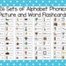 26 Printable Alphabet Phonics Picture Word Flashcard Sets. All Sets Are ...