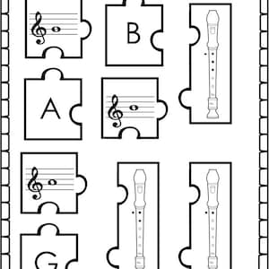 11 B, A, G, Recorder Worksheets. Music Appreciation and Composition ...