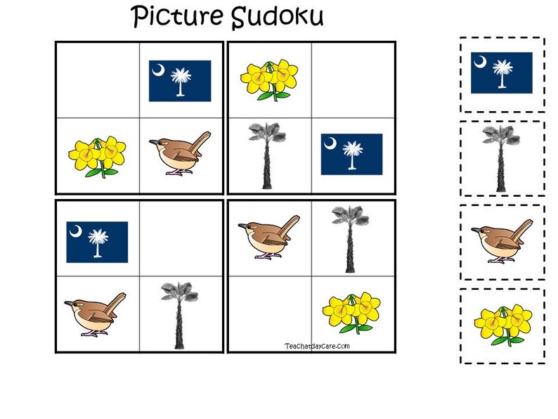 30 South Carolina State Symbols Themed Learning Games | Etsy