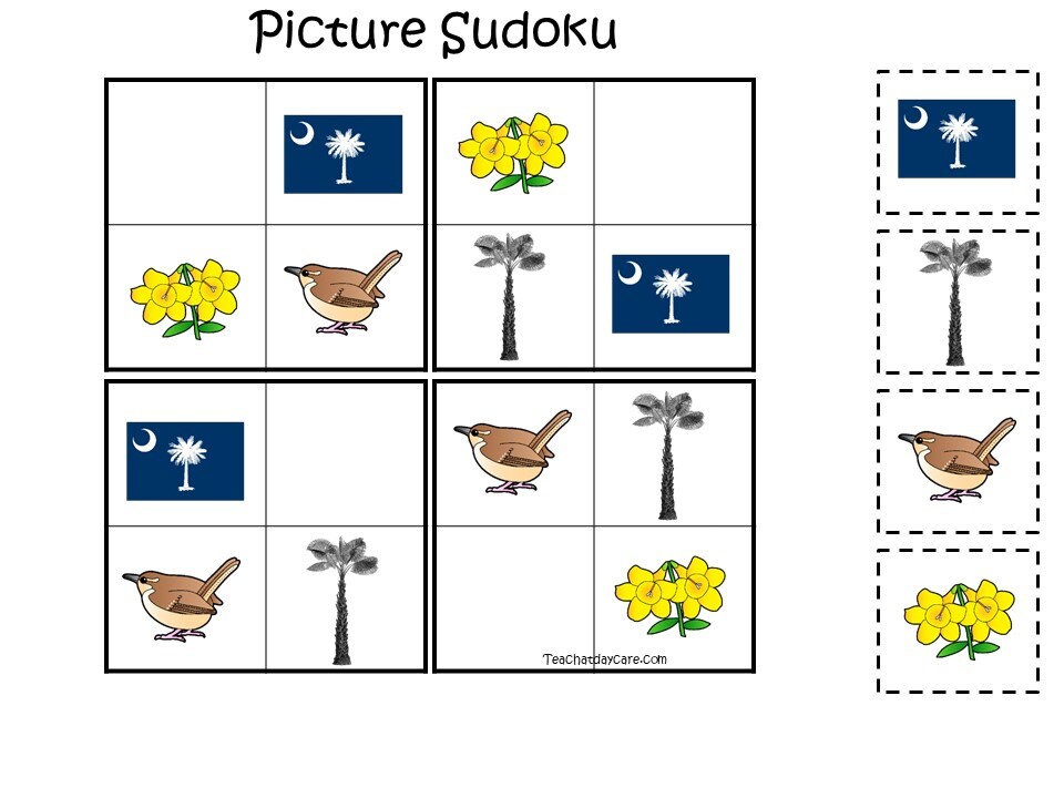 30 South Carolina State Symbols Themed Learning Games - Etsy Hong Kong