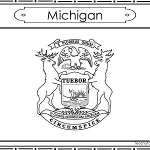 50 State Flag Color Worksheets State Symbols Curriculum. Geography ...