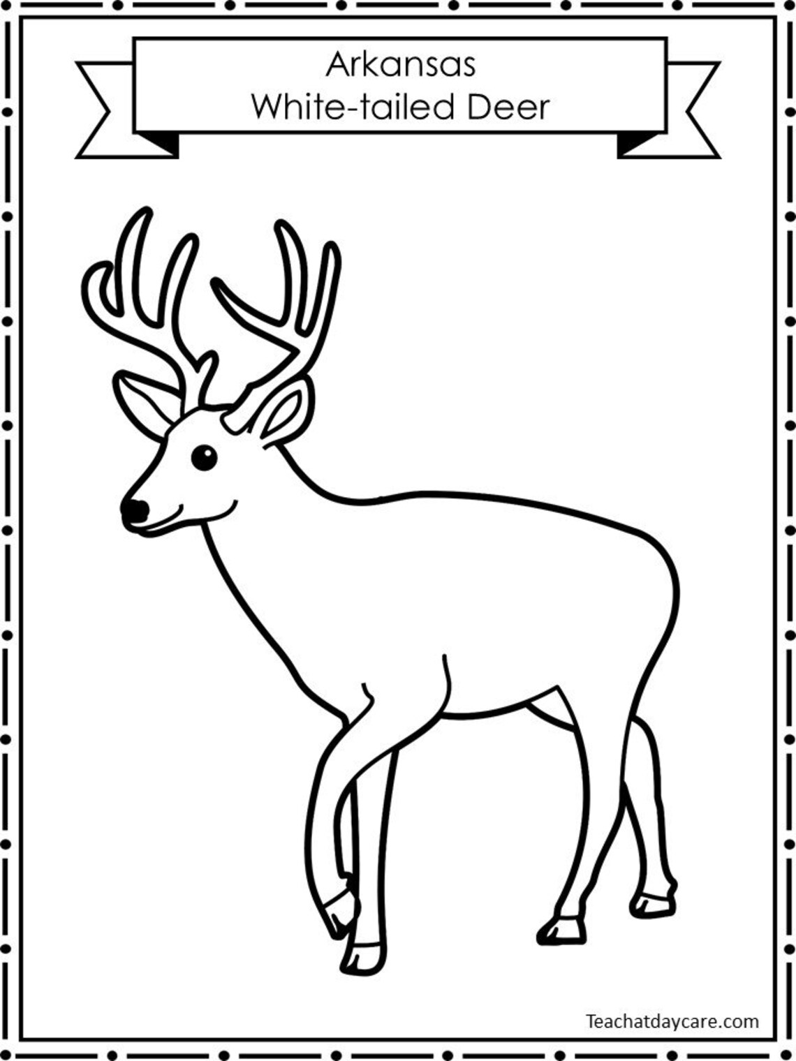 50 Printable State Animals Color Worksheets. Preschool and - Etsy