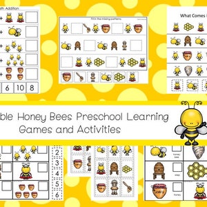 30 Honey Bee Preschool Learning Games Download. Games and Activities in ...