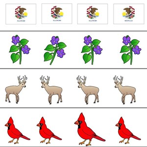 30 Illinois State Symbols Themed Learning Games Download. ZIP File ...