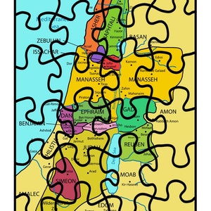 The 12 Tribes of Israel Activity and Worksheet Packet. Color and Black ...