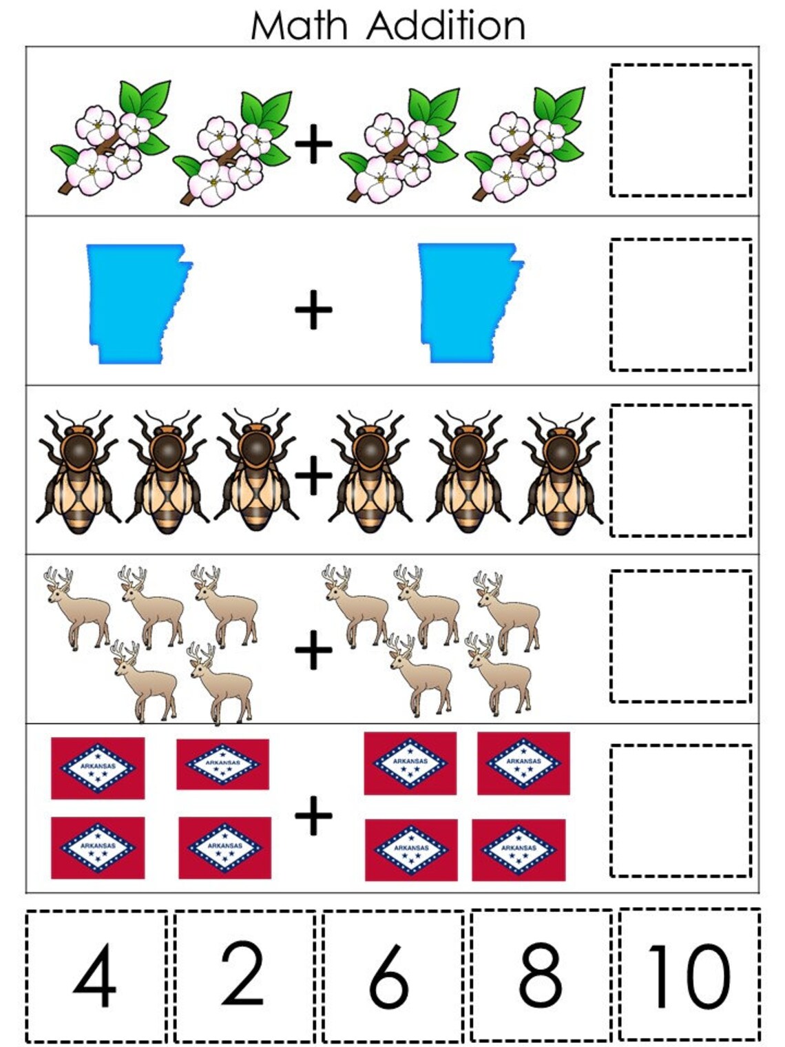 30 Arkansas State Symbols Themed Learning Games Download. ZIP - Etsy