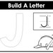 26 Printable Alphabet Build A Letter Worksheets. Preschool-kdg Phonics ...