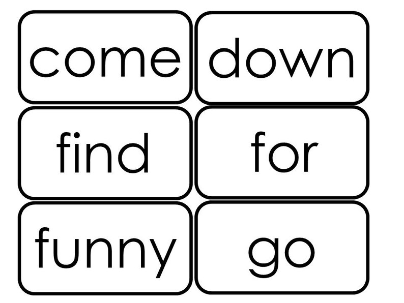 40 Printable Dolch Pre-primer Sight Word Flashcards. Pre-k | Etsy Australia