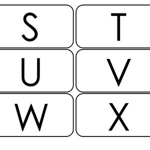 26 Printable Uppercase Alphabet Flashcards. Preschool-kindergarten ...